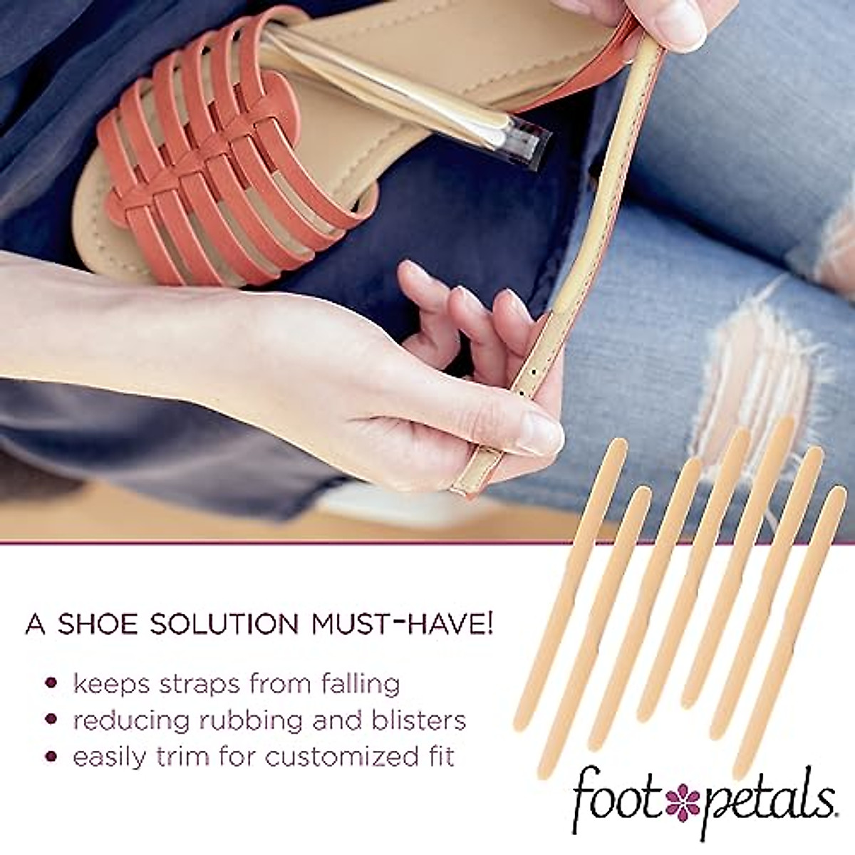 Foot Petals Strap Cushions, 8 Count