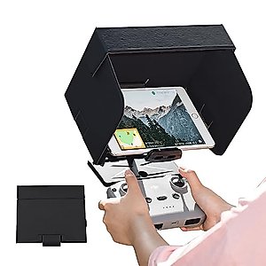 HeiyRC Tablet Sun Hood Sunshade for DJI Mini 2 SE/AIR 3/Mini 3 Pro/Air 2/Air 2S/Mini 2/Mini 3/Mavic 3/Mavic Pro/Spark/Phantom 3 4 Controller Accessories,for 7.9-8inch iPad Mini/Galaxy Tab A/Lenovo