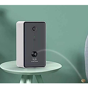 Owlet Home Pet Camera with Treat Dispenser Tossing for Dogs/Cats, 2.4Ghz & 5Ghz WiFi, 1080P Camera, Live Video, Auto Night Vision, 2-Way Audio, Compatible with Alexa, pre-Recorded Voice Message