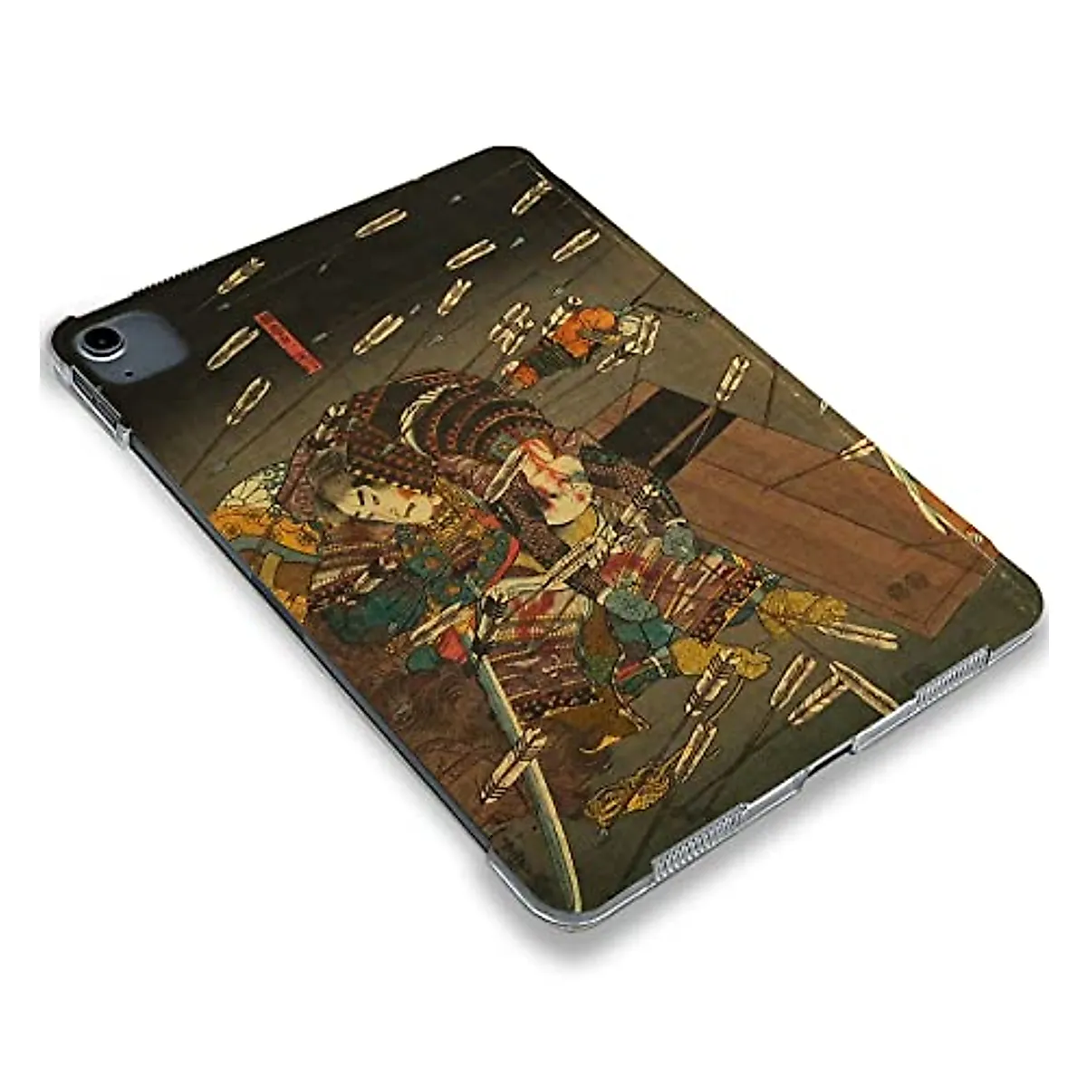 Cute Japanese Antique Samurai case Compatible with iPad Mini Air Pro 7.9 8.3 9.7 10.2 10.9 11 12.9 inch Pattern Cover New 2022 2021 Trifold Stand 3 4 5 6 7 8 9 Generation 71 (9.7" 5/6 gen)