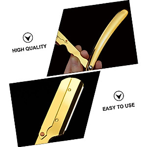 minkissy Engraved Razor Holder Blade Single Man Abs