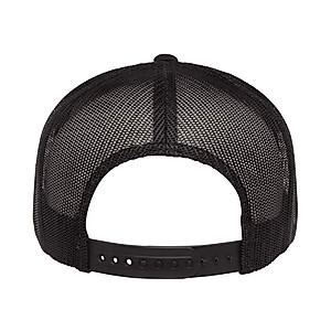 The Hat Pros | Yp Classics Yupoong 5 Panel Classic Trucker Cap (Black)