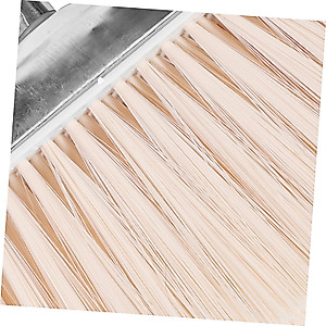 Hoement Cleaning Broom Household Cleaning Supply Stable Broom Portable Air Conditioners Household Brooms Bathtub Broom Kitchen Broom Squeegee Broom Cleaning Tool Khaki Stainless Steel