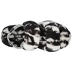 UGG Women's OH Yeah Marble Slipper, Black, 8
