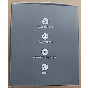 MeesMeek Digital Kitchen Timer,Countdown Countup Timer with Large LED Display Volume Adjustment,Timer for Cooking, Classroom Time for Kids and Teachers. (Black)