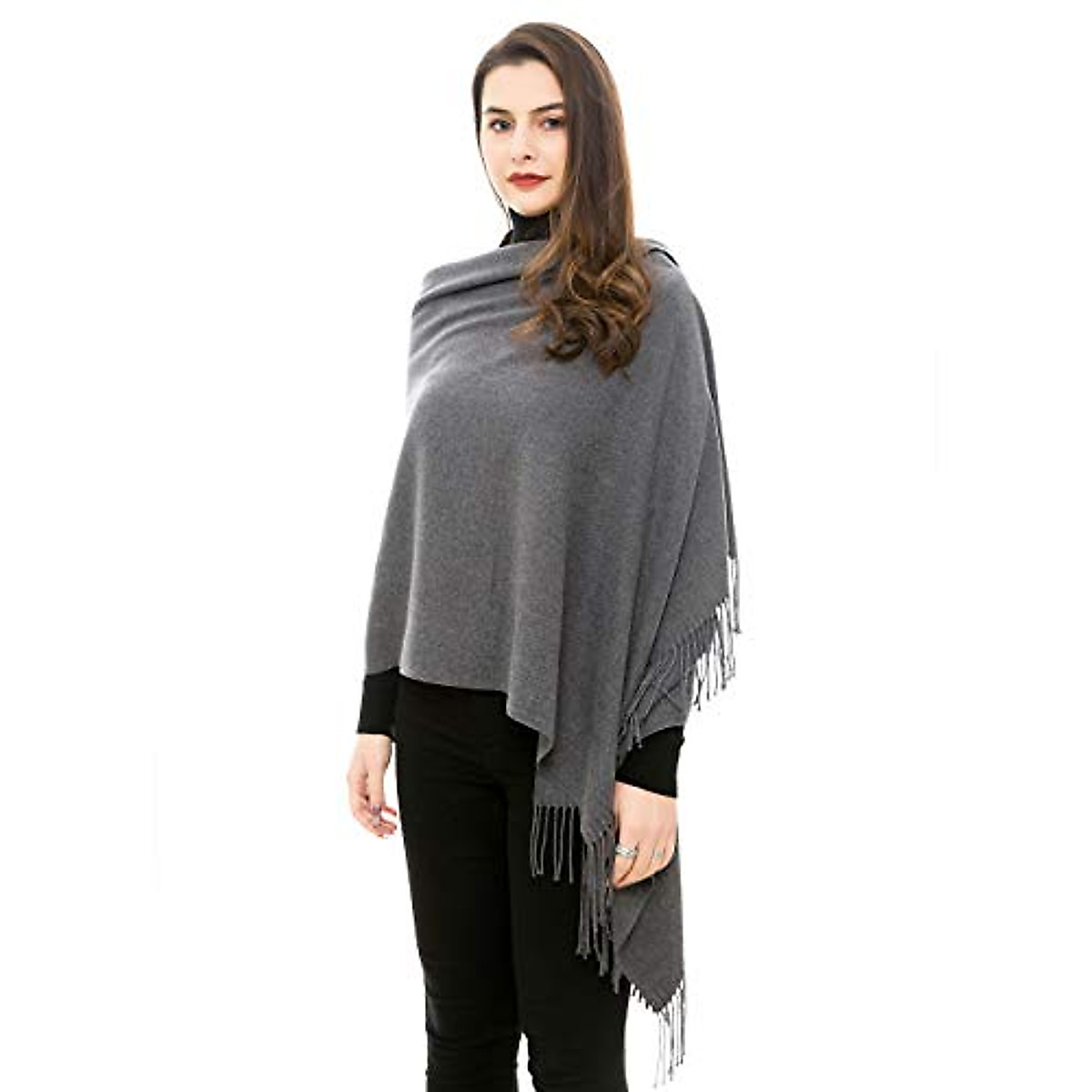 REEMONDE Womens Scarf Pashmina Shawls Wraps Stole for Evening Dress Wedding Bridal Bridesmaid Shawls