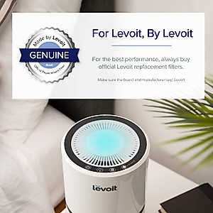LEVOIT LV-H132 Air Purifier Replacement Filter, 3-in-1 Nylon Pre-Filter, High-Efficiency Activated Carbon, LV-H132-RF, 4 Pack