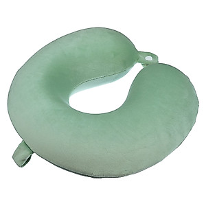VOCOSTE U Shaped Memory Foam Pillow, Neck Pillow Cushion, Home Travel Office Pillow Cushion, Green