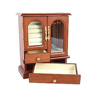 n/a Jewelry Display Storage Foldable Case For Wedding Ring Bracelet Earrings Necklace Jewellery Gift Organizer Box ( Color : 2 , Size : As the picture shows )