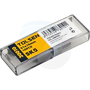 50Pcs Utility Knife Razor Blade Refill Replacement Double Sided Blades