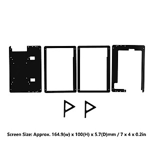 7inch Touch Screen Case Holders Acrylic for Raspberry Pi Touchscreen Housing Bracket with Stand Holder