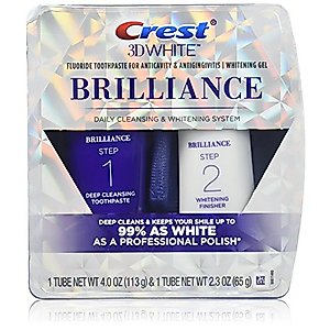Crest Brilliance Daily Cleasning Toothpaste And Whitening Gel System - 4 Oz