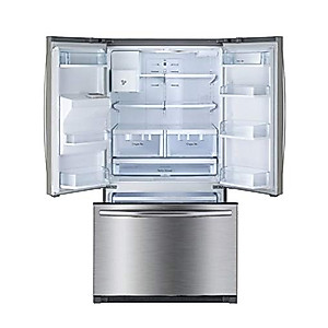 Winia French Door Bottom Mount Refrigerator 26 Cu Ft Stainless Steel