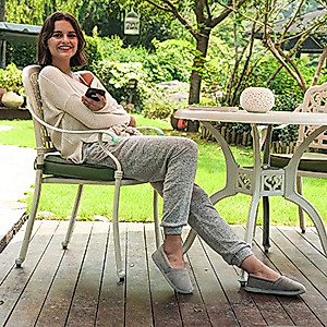 ULTRAIDEAS Women's Comfy Lightweight Slippers Non-Slip House Shoes for Indoor & Outdoor (Medium, 8-9 US, Grey)