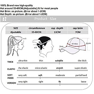 Winter for Men Outdoor Hat, Adjustable Warm Sport Golf Baseball Cap Hats Dad Caps Earflaps Thicken 55-60CM (Brown) (Cotton, Black)