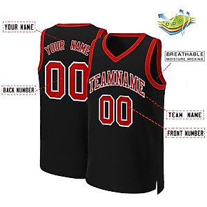 Custom Basketball Jerseys for Men Youth 90s Hip Hop Sports Shirts Stitched or Printed Personalized Name Number Logo