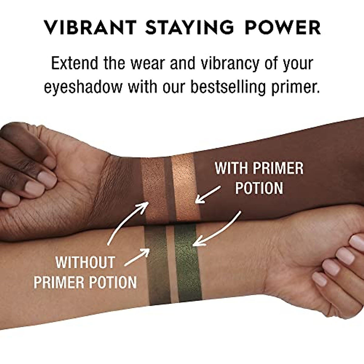 Urban Decay Eyeshadow Primer Potion, Eden - Award-Winning Nude Matte Eye Primer for Crease-Free Eyeshadow & Makeup Looks - Lasts All Day - Great for Oily Lids - 0.33 fl oz