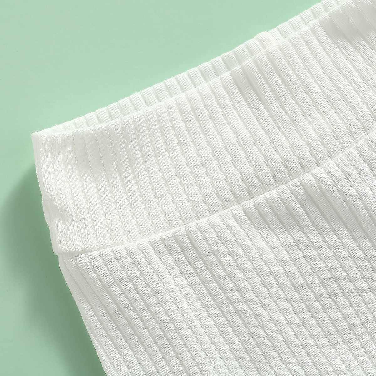 Mubineo Infant Baby Girl Basic Plain Cotton Ruffle Bloomer Shorts Headband Set (White, 6 Months)