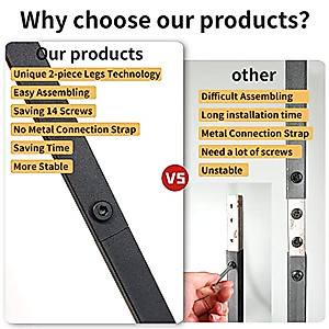 Jo.Devivre 30 inch tall plant stands Indoor ,Tall Metal Single Plant Holder, 2 tier Pedestal Stands, Modern Corner Square Flower Tall Plant Tables Indoor Outdoor (Style D-2 tier)