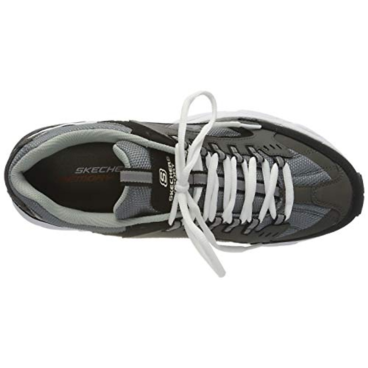 Skechers mens Stamina Nuovo road running shoes, Charcoal/Black, 10.5 Wide US