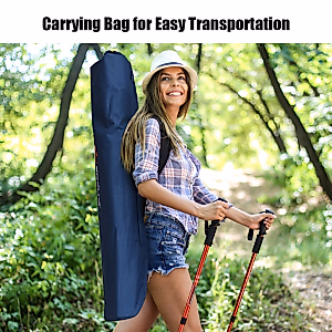 GYMAX Folding Camping Cot, Heavy Duty Portable Military Cot with Oxford Fabric, Foldable Camping Bed for Outdoor Camping Hunting Indoor Office Nap (Blue)