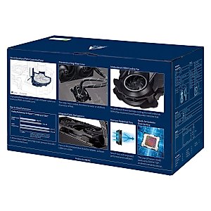 ARCTIC Liquid Freezer II 240 - Multi Compatible CPU AIO Water Cooler, Compatible with Intel & AMD, Efficient PWM Controlled Pump, CPU Cooler, AIO Cooler, CPU Liquid Cooler - Black