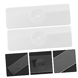 VINTORKY 50 Pcs Concave Slide Laboratory Glass Slides Microscope Slides Glass Plate Frosted