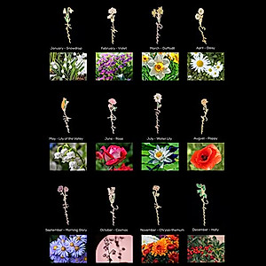 Custom Birth Flower Name Bookmark, Colorful Birthday Flower Stainless Steel Bookmarks, Cutting 3D Names, Women Birthday Commemorative Gifts