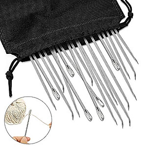 20Pcs Roasting Trussing Needles, 6 Inch BBQ Barbecue Skewers for Grilling, Turkey Pins Metal for Turkey, Chicken, Roasts and Rolled Meats Supplies