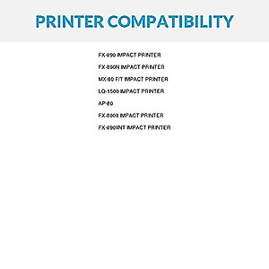 Speedy Inks Compatible Printer Ribbon Cartridge Replacement for Epson S015329 (Black, 18-Pack)