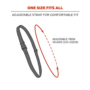 Ergodyne Squids 3137 Barcode Scanner Padded Harness, Sling Style, Tethering Lanyard for Bar Code Scanners , Black