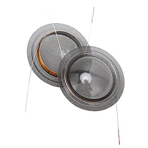 25mm Tweeter Voice Coil Replacement Parts, 2Pcs 1" Tweeter Diaphragm, 25-core Tweeter Coil and 5.4 Ohm Resistor for Speaker DIY