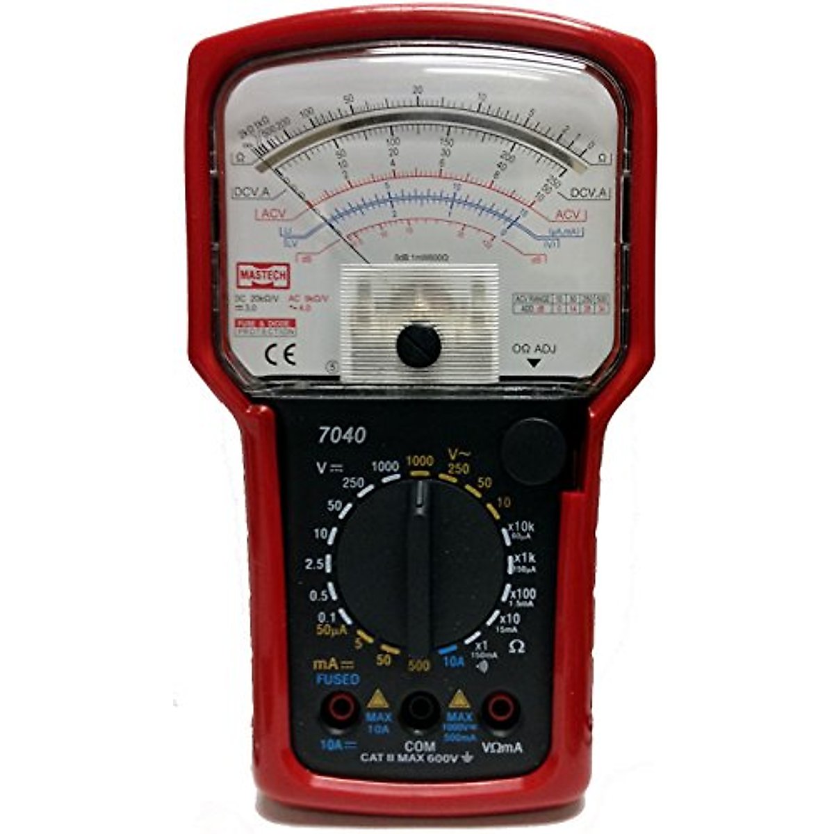 Tekpower TP7040 20-Range AC/DC Analog Multimeter General Purpose with High Accuracy and Well Built Details, Strong Needle