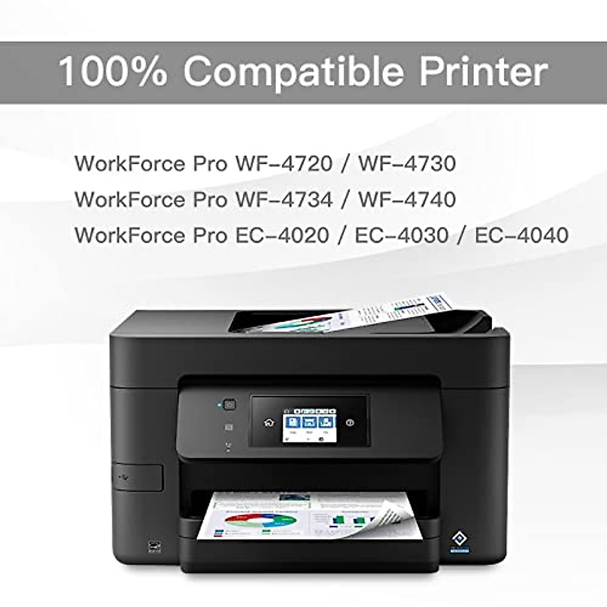 802XL Remanufactured Ink Cartridges Replacement for Epson 802 XL 802XL T802 T802XL to Use with Workforce Pro WF-4720 WF-4730 WF-4734 WF-4740 EC-4020 EC-4030 EC-4040 Printer (1 Magenta)