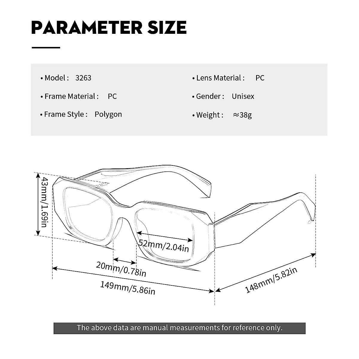 TIANYESY Sunglasses Women Square Men Trendy Show shades Retro fashion vogue UV Protection