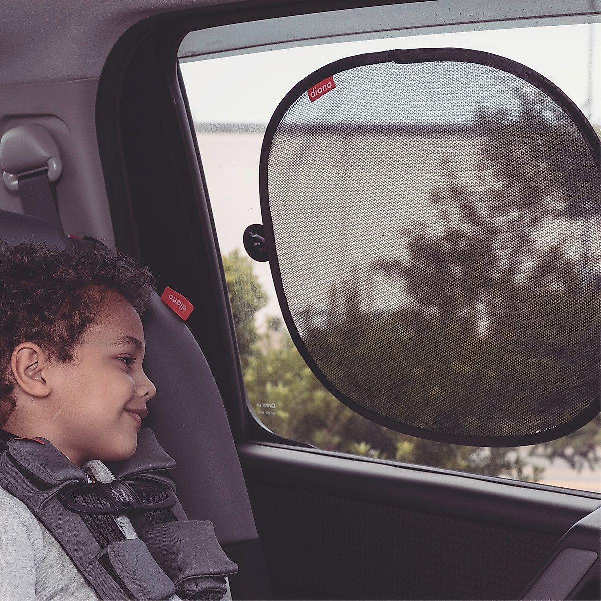 Diono Sun Stoppers Car Window Shades 2 Pack, Car Sun Shade for Side Window with Suction Cups, Blocks Sun Glare UV Rays Perfect for Baby, Kids, Pets Protection
