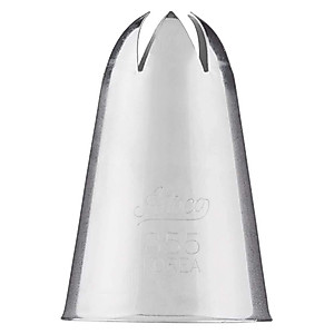Ateco #855 Deep Closed Star Pastry Tip - Stainless Steel