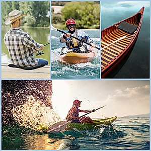 YXGOOD Anti Slip Kayak Seat Cushion, Kayak seat pad, Kayak Waterproof Gel Pad for Kayak, Inflatable Kayak, Canoe, Boat