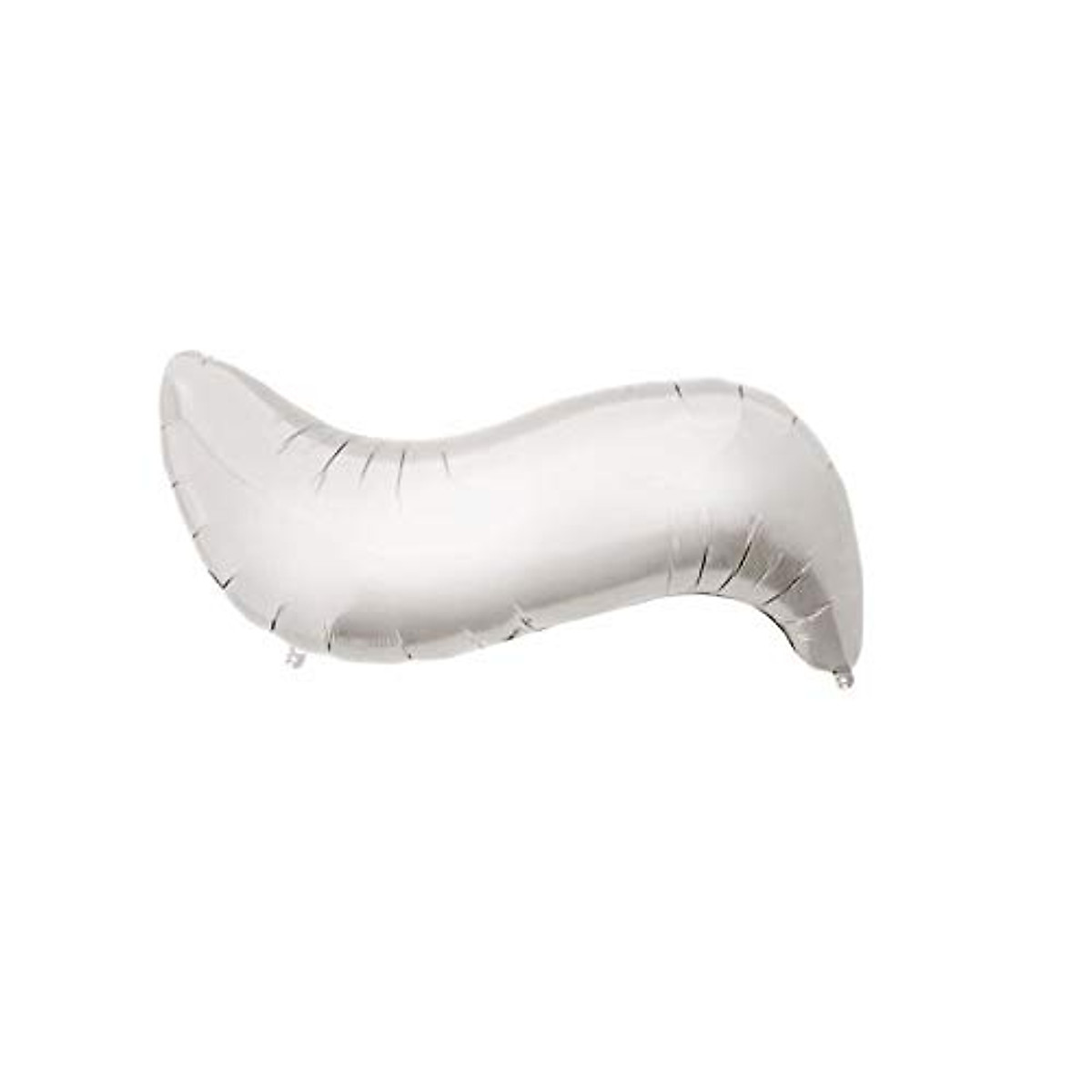 Tilde Balloons 34" Blue, Spanish Accent Balloons, Apostrophe Balloon, Foil, Mylar, Helium, Wedding, Alphabet, Photo Booth, Banner (Silver)