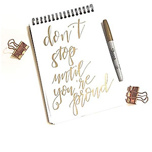 SHARPIE Permanent Marker | Fine Tip | Gold | 1 Count