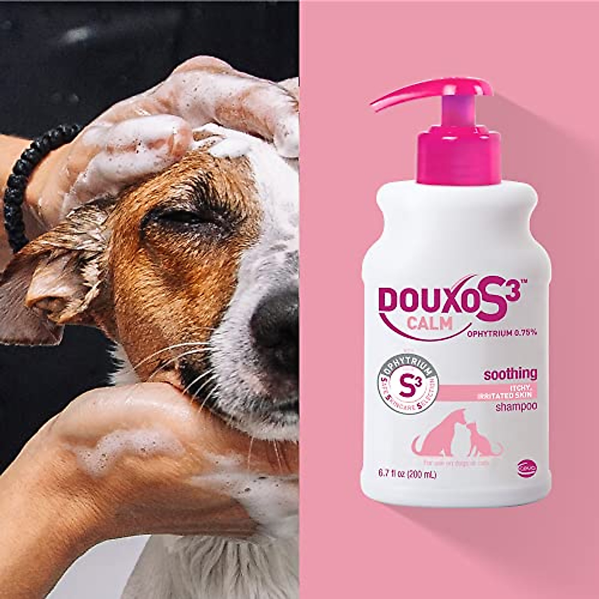 Douxo S3 Calm Shampoo 16.9 oz (500 mL) - for Dogs and Cats with Itchy Skin