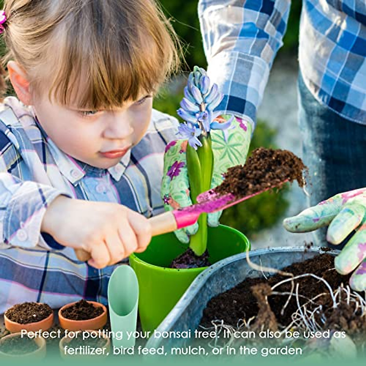 Yardwe 6pcs Barrel Shovel Garden Soil Shovels Vegetables Planting Shovel Small Mini Potting Scoop Flower Shovel Plastic Planter Pot Portable Garden Soil Scoops Flowers Bonsai Child