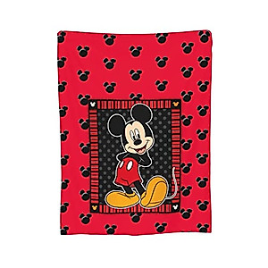 Cartoon Mouse Blanket Ultra Soft Warm Throw Blanket Suitable for Adults and Children to Use 50"X40" Fade Resistant Kawaii Cartoon Character Fuzzy Bedding for Traveling Camping Couch Sofa Gifts A- 19