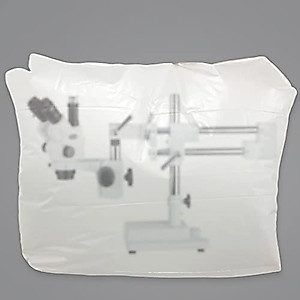 Microscope Dust Cover Compatible with 3.5X-180X, 3.5X-90X, SW-3T24Z - Lab lensmeter Instruments Accessories, PVC, Extra Large, 31.1"x23.2"x20.5"