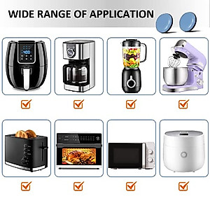 Appliance Sliders for Kitchen Appliances, 16PCS Self-Adhesive Small Magic Appliance Slider with Cord Organizer Storage for Countertop Coffee Maker (16PCS Small Appliance Sliders)