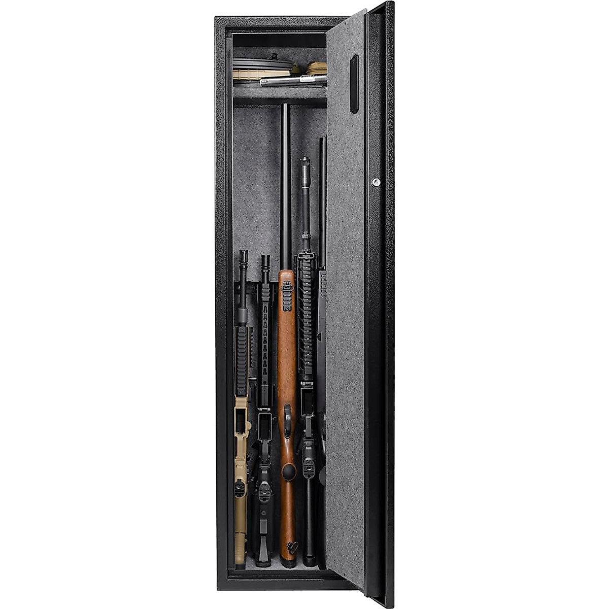 BARSKA AX13100 4.33 Cubic Foot Keypad Rifle Safe, One Size, Black