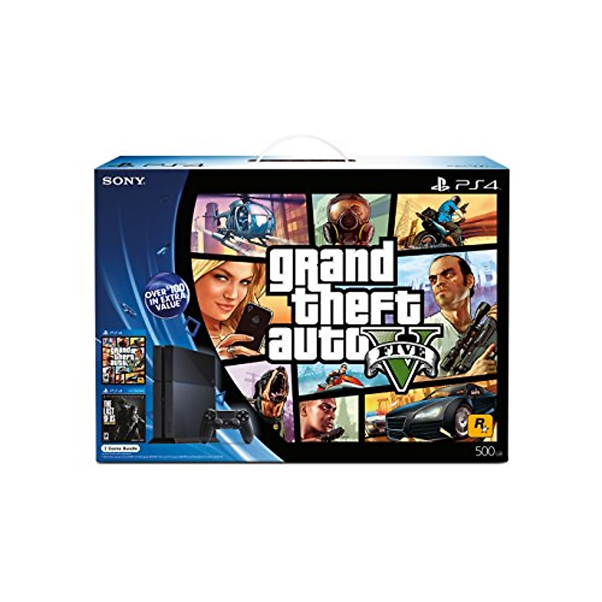 PlayStation 4 Black Friday Bundle - Grand Theft Auto V and The Last of Us Remastered