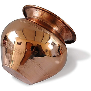 SWARA ONLINE Handmade Copper Lota for Puja PHandmade Copper Lota Kalash Copper Kalash