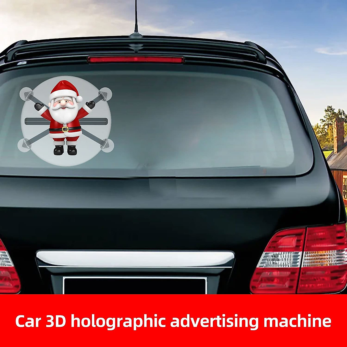 3D Hologram Fan WiFi Projector with 700 Video Library, Tabletop Holographic LED Ceiling Skylight Night Light for Halloween, Shop, Bar,Casino, Party Advertising Display 12.6 inch Missyou