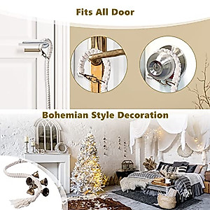 Door Bells for Potty Training,Dog Door Bells for Door,Hanging Dog Doorbells for Dogs,Puppy Supplies for Pets with 6 Extra Loud Bells,Premium Quality Doggy Cat Dog Pet Supplies to Ring to Go Outside